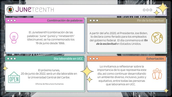 JUNETEENTH | Genially