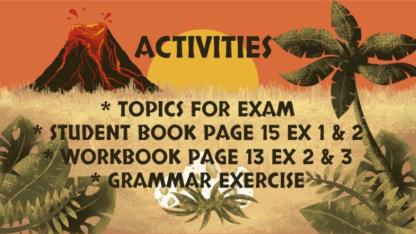 6o TOPICS FOR EXAM -OCT 6 | Genially