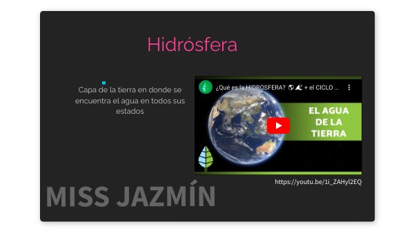 TEMA 20 Hidrósfera- ciclo del agua | Genially