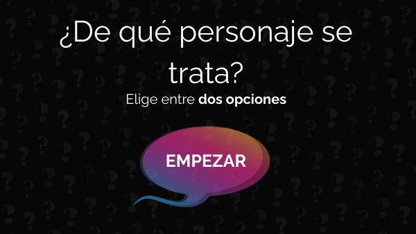 ¿De qué personaje se trata?