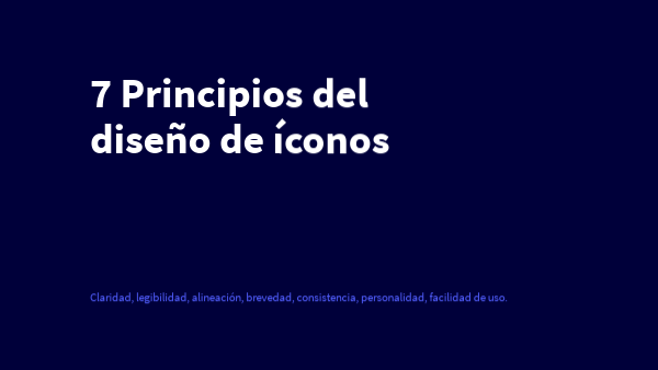 7 principios del diseño de iconos | Genially