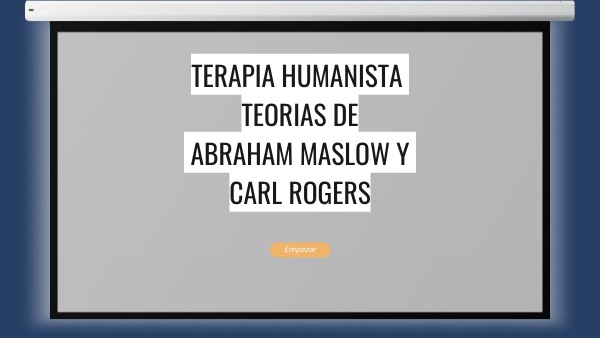 TERAPIA HUMANISTA | Genially