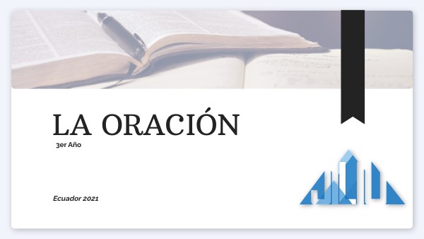 la oración | Genially