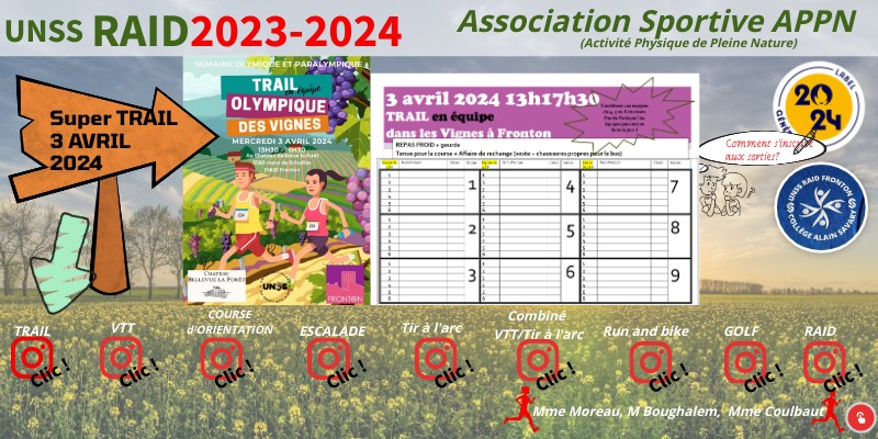 UNSS RAID 2023 2024 | Genially