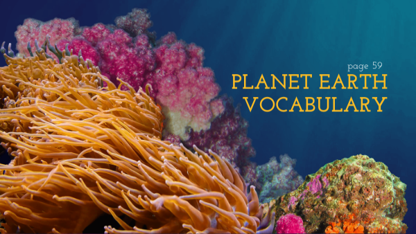 PLANET EARTH VOCABULARY