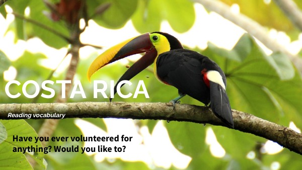 L2.COSTA RICA READING VOCABULARY