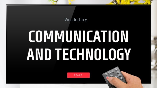 communication and technology vocabulary | Genially