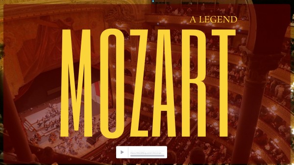 MOZART: A LEGEND BIO-LESSON1 | Genially