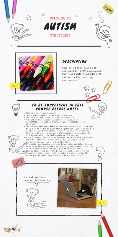 Autism Strategies Home Page | Genially