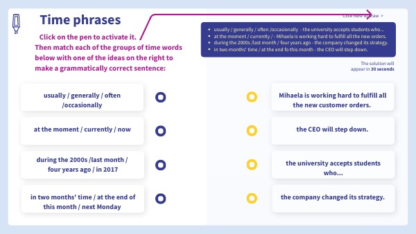 BAE L2 14.2 Time phrases matching