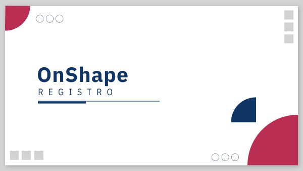 Registro OnShape