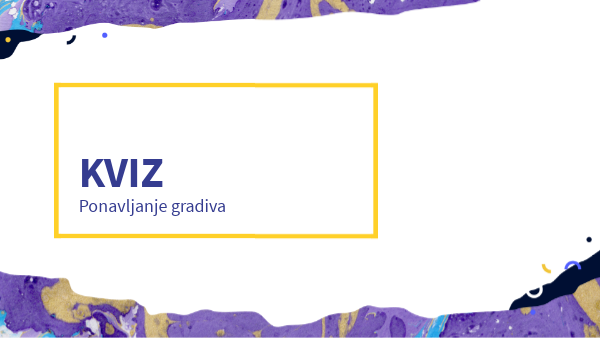 VIII razred - kviz | Genially