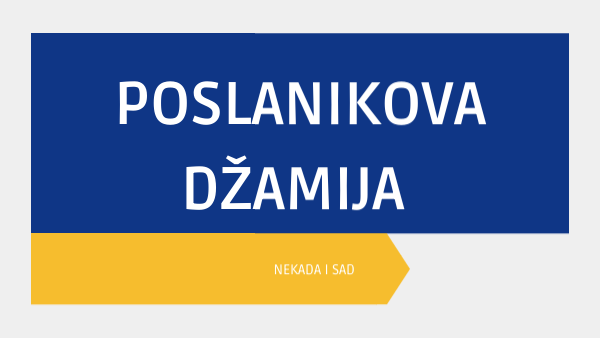 Poslanikova džamija - VI razred | Genially