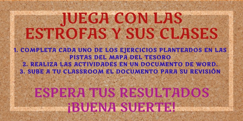 juga con las estrofas y sus clases | Genially