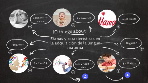 Etapas y características en la adquisición de la lengua materna