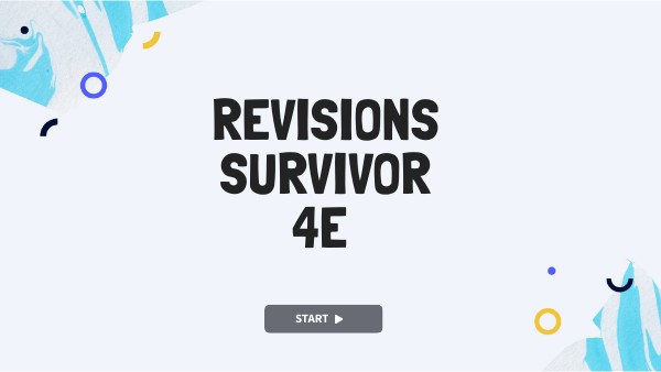 Revisions survivor 4e | Genially