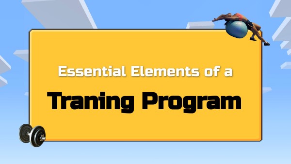 Principles of a Training Program Design | Genially