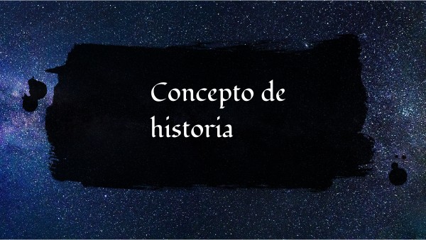 Concepto de historia | Genially