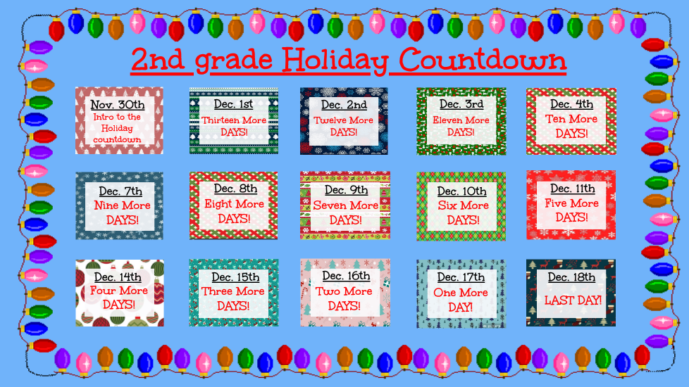 Holiday Countdown | Genially