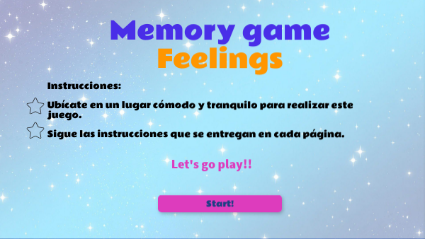 Memory game_Feelings | Genially