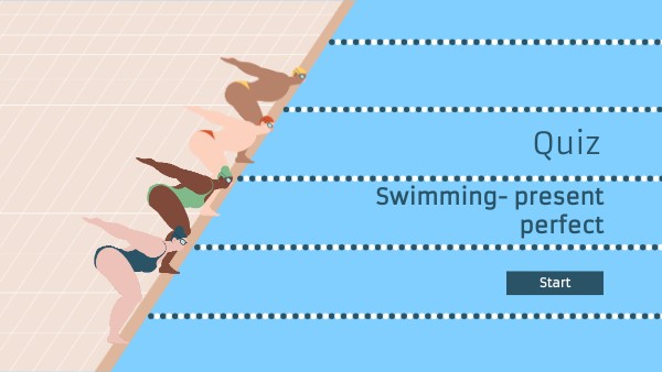 SWIMMING QUIZ - present perfect | Genially