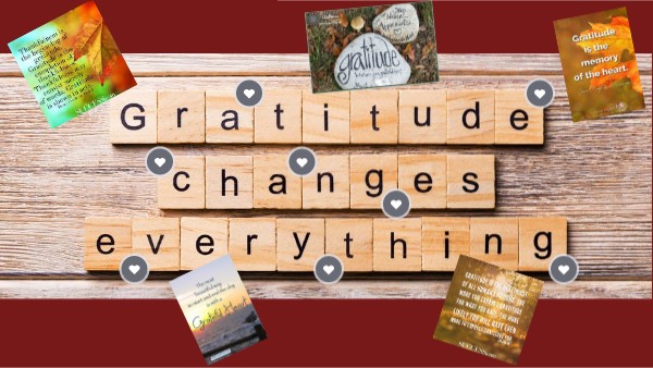 Gratitude Choice Board