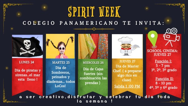 invitation spirit week