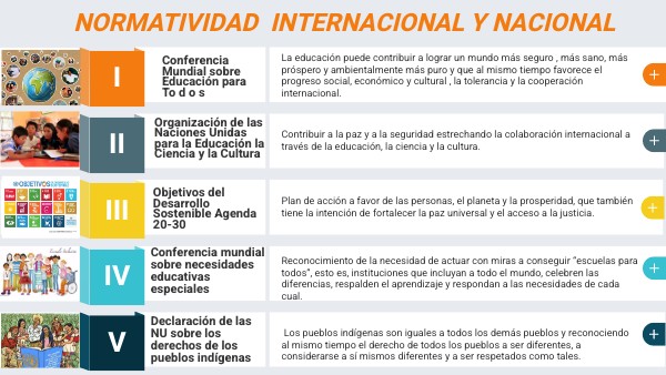 NORMATIVIDAD INTERNACIONAL Y NACIONAL