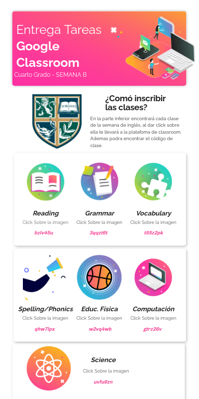 Entrega de tareas Cuarto grado 2020 | Genially