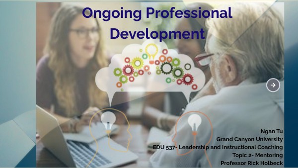 EDU 537 - Ongoing Professional Development | Genially
