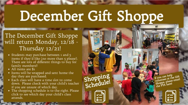 December Gift Shoppe! | Genially