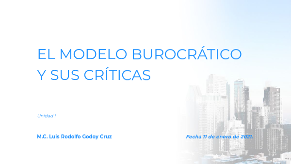 Modelo Burocrático