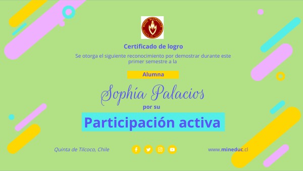 CERTIFICADO COLORES | Genially