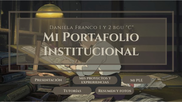 MI PORTAFOLIO INSTITUCIONAL