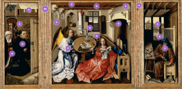Merode Altarpiece Interactive image | Genially