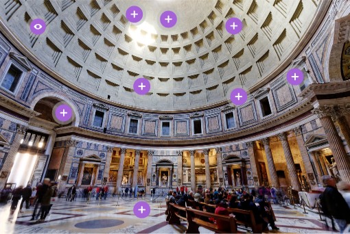Pantheon Interior Interactive image | Genially