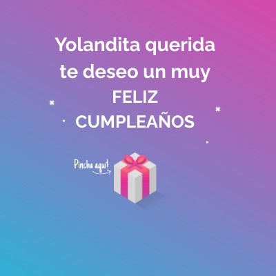 Felicitaciones Yolanda | Genially