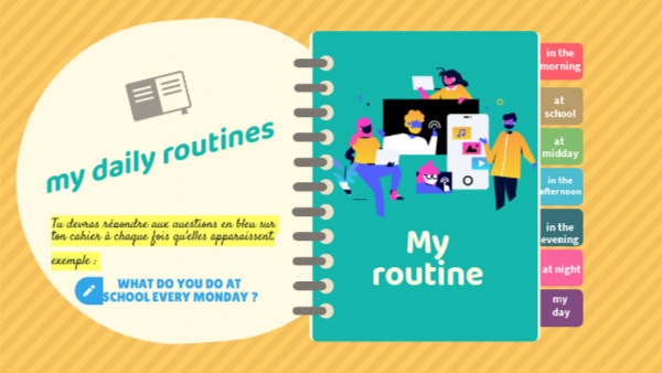 my routine | Genially