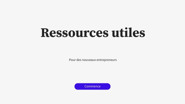 Ressources utiles