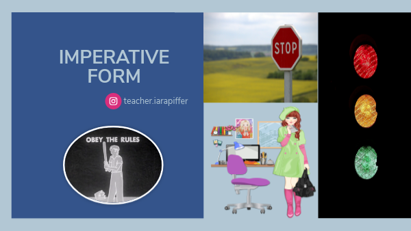 IMPERATIVE FORM - 3 ANO