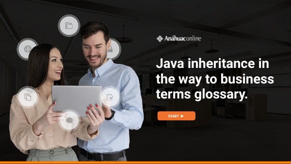 Java inheritance and polymorphism in the way to business terms glossar