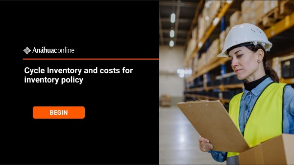 Cycle inventory and costs for inventory policy