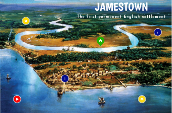 Arrival at Jamestown | Genially
