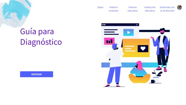 Guía Diagnóstico Pedagógico | Genially