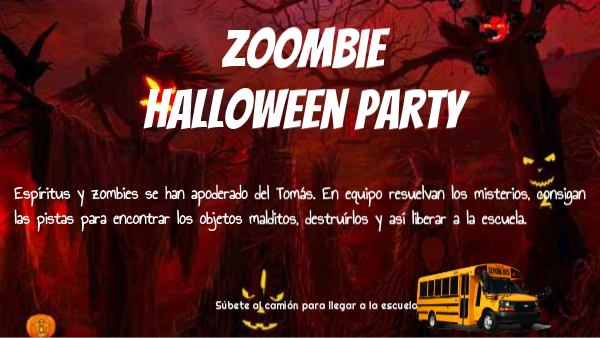 Zoombie Halloween Party | Genially