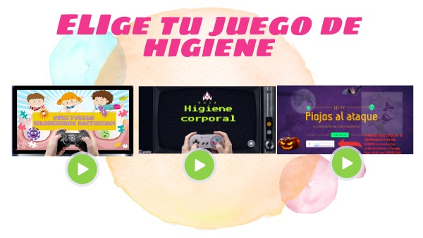 Juegos Higiene 1° a 4° | Genially