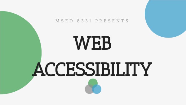 Web Accessibility | Genially