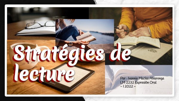 Les stratégies de lecture | Genially