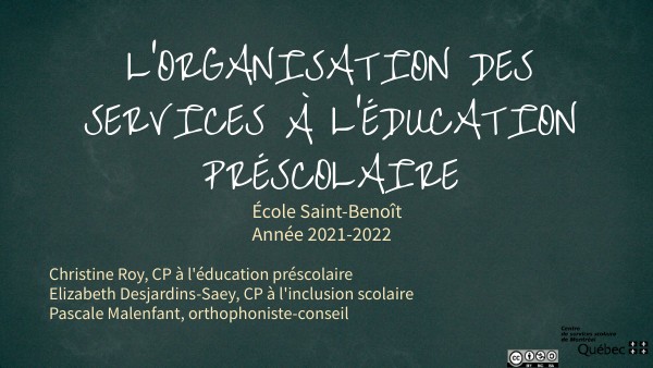 CoP Présco | Genially