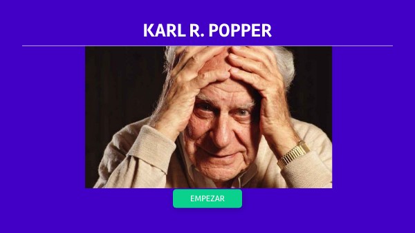 KARL R. POPPER